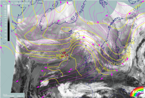 COLD FRONT IN COLD ADVECTION - Meteorological Physical Background
