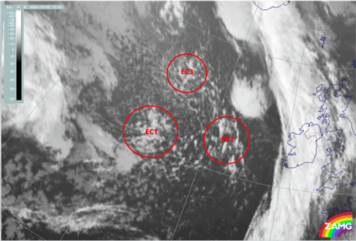 ENHANCED CUMULUS - Cloud Structure In Satellite Images