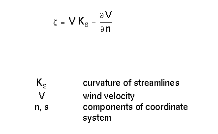 NUMERICAL PARAMETERS FOR SYNOPTIC- TO MESOSCALE CLOUD SYSTEMS: Vorticity