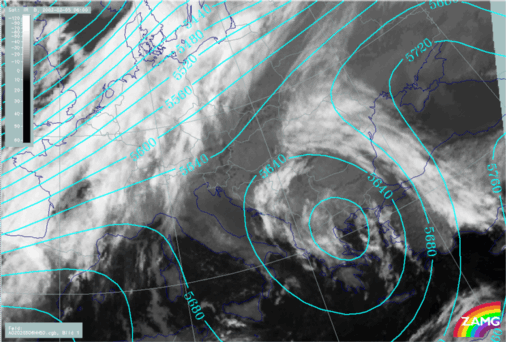BAROCLINIC BOUNDARY - Cloud Structure In Satellite Images